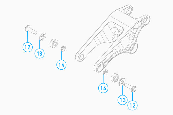Airdrop Bikes - Edit v4 Seatstay Pivot Kit - Airdrop Bikes Limited